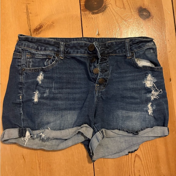 Maurices | Shorts | Maurices Dark Blue Jean Shorts | Poshmark